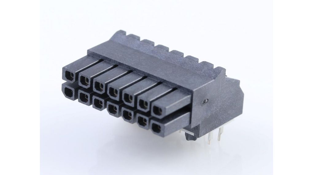 44764-1403 | Molex Micro-Fit BMI Receptacle Header Dual Row 90° with ...