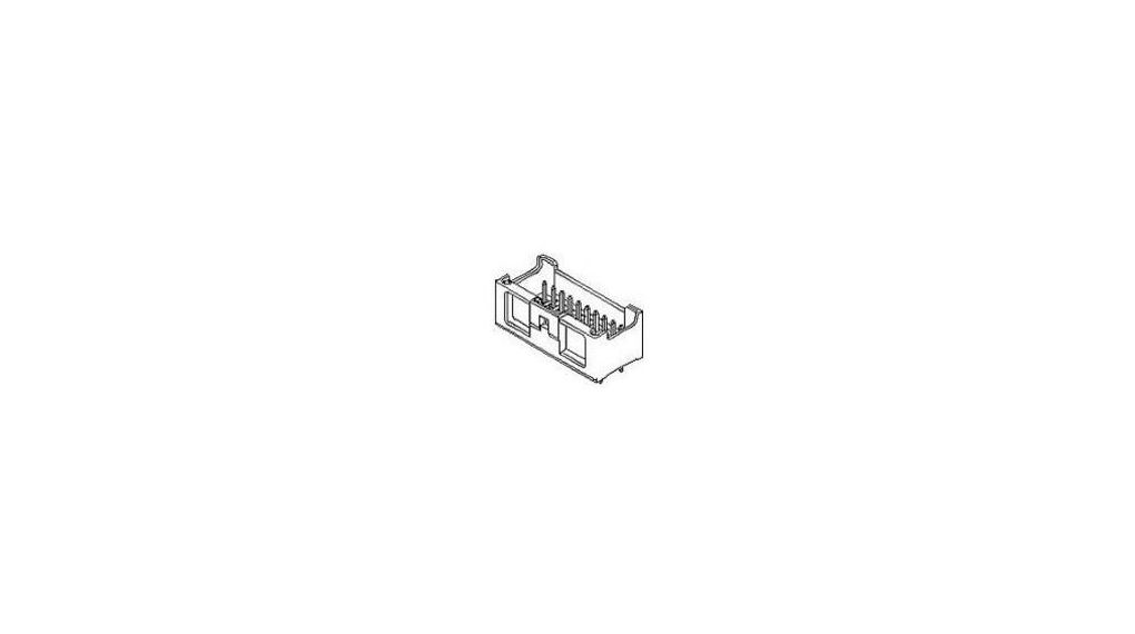 55917-1810 | Molex 2.00mm Pitch MicroClasp WTB Header Dual Row Vertical ... 55917-1810 | Molex 2.00mm Pitch MicroClasp WTB Header Dual Row Vertical ...