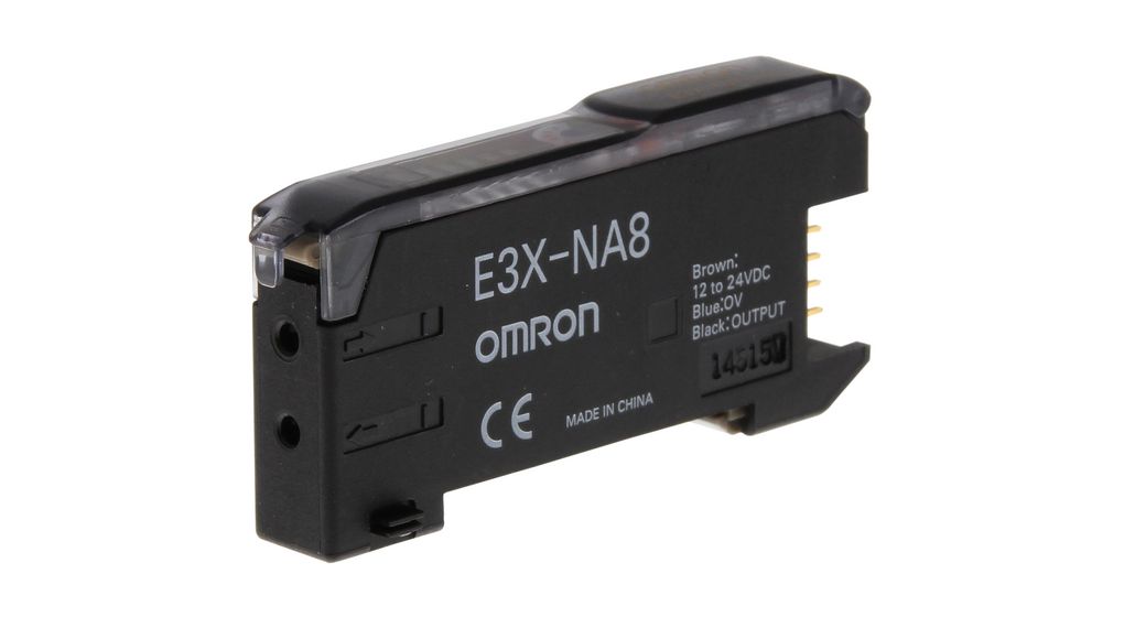 E3XNA8OMS | Omron Industrial Automation Lichtleiterverstärker PNP 200us 24V 50mA LED, rot IP50 ...