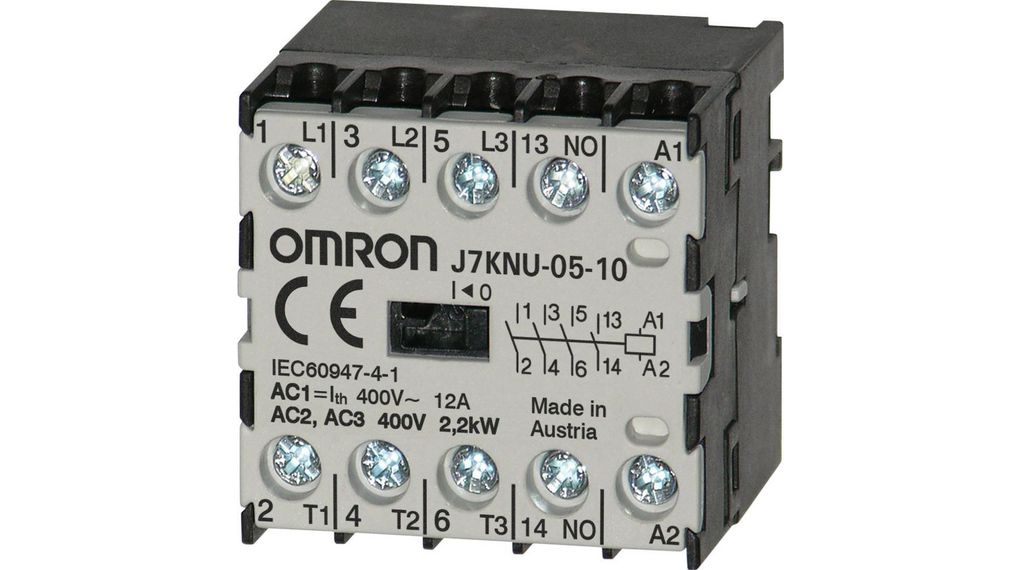 J7KNU051024D | Omron Industrial Automation Contactor 3NO 24V 5A ...