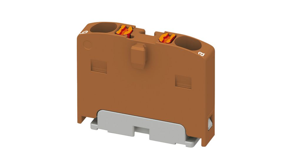 1045935 | Phoenix Contact Terminal Block, Push-In, 2 Poles, 450V, 17.5 ...