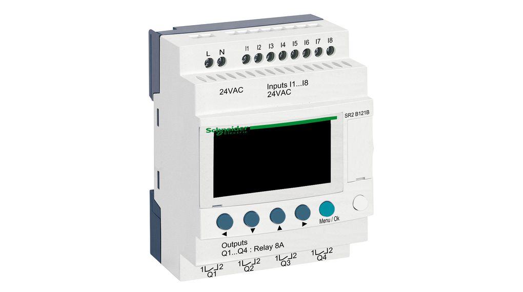 SR2B121B | Schneider Electric Programmable Logic Controller 8DI 4DO 24V ...