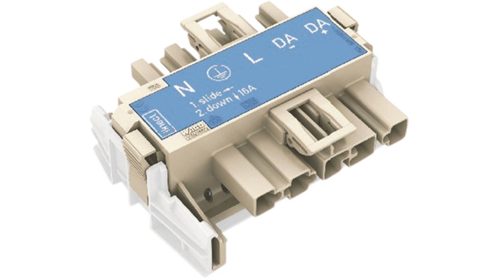 770-7105 | Wago Connecteur de distribution, Fiche / prise, 400V, Pôles ...
