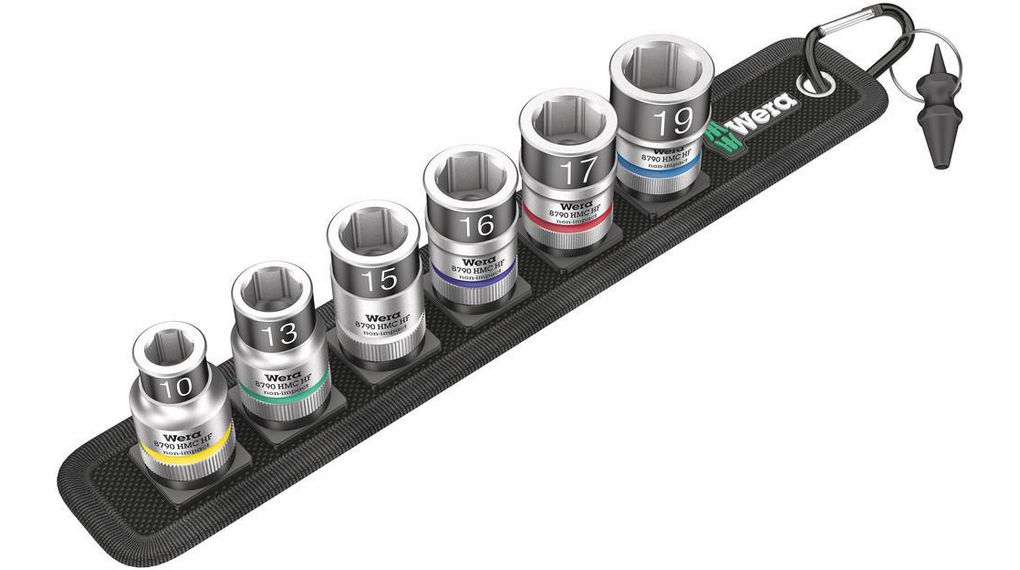 05003995001 | Wera Ratchet Socket Set, 1/2, Hex, 7pcs | Distrelec Germany