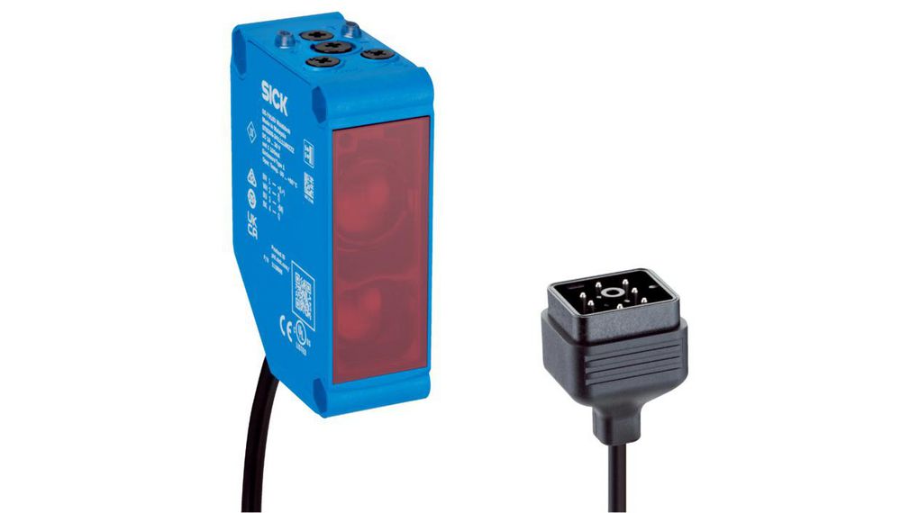 1120846 | Sick SICK Retroreflective Photoelectric Sensor, Rectangular ...
