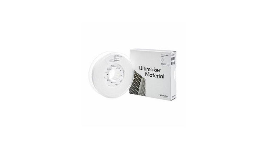 236591 | Ultimaker 2.85 mm White Thermoplastic Polyurethane 95A 3D ...