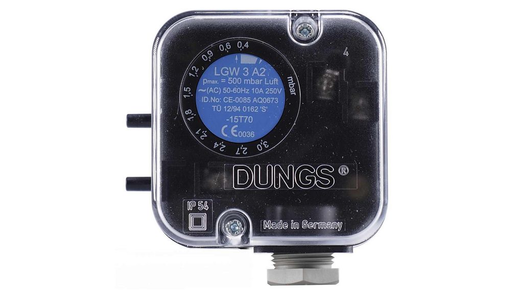 380641 | Jumo 4ADS Series Pressure Switch, 30bar Min, 150bar Max ...