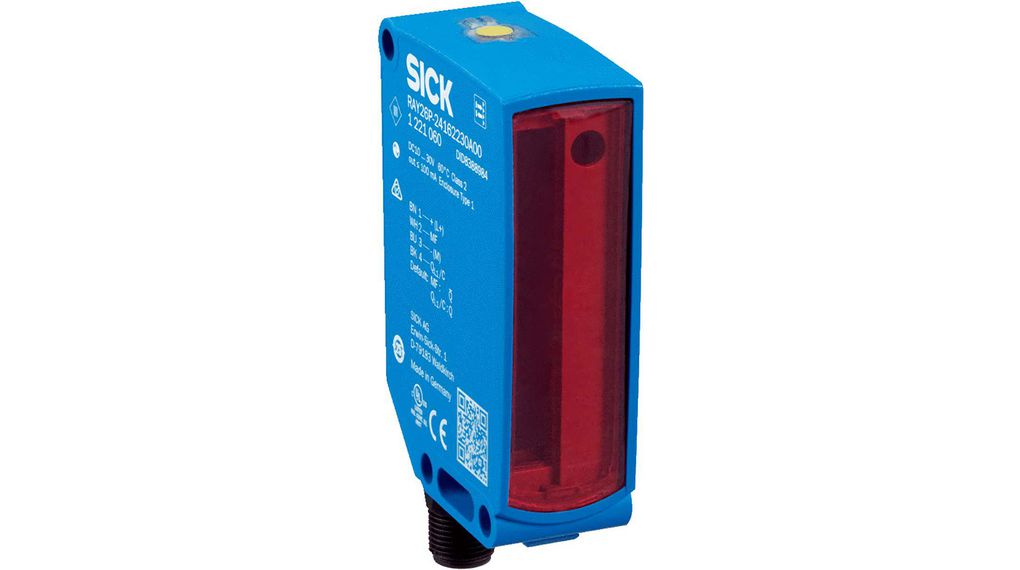 1221060 | Sick SICK Retroreflective Photoelectric Sensor, Block Sensor ...