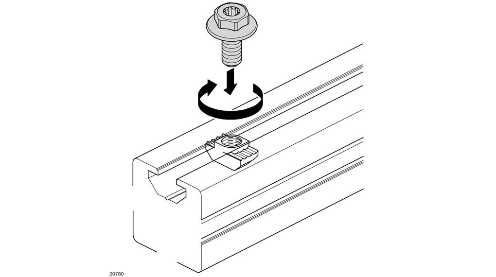 3842541409 | Bosch Rexroth M8mm Collar Screw, Connecting Component ...