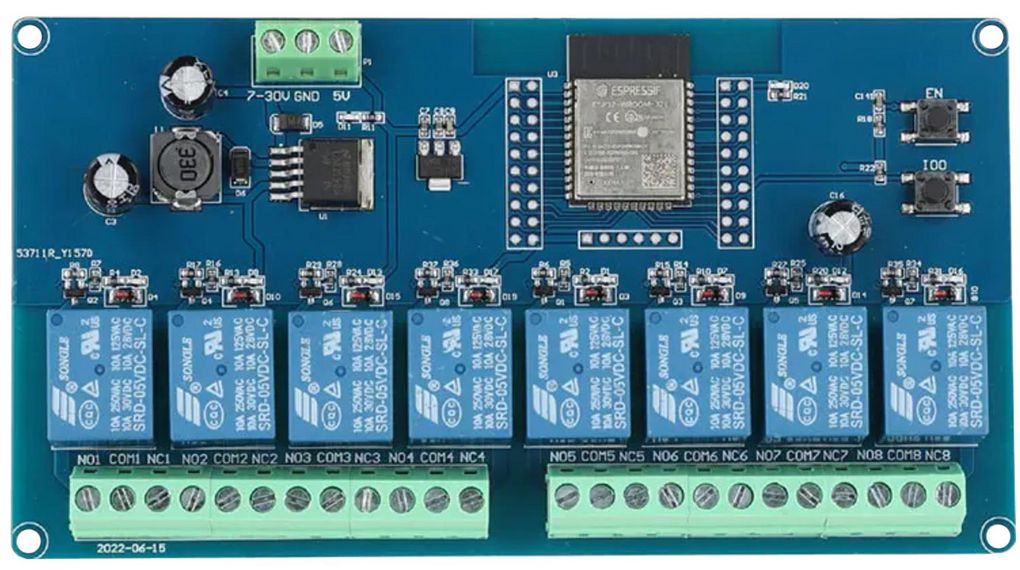 ESP32-RELAY08 | Seeit ESP32-RELAY08 Relay Control Card Module for ...