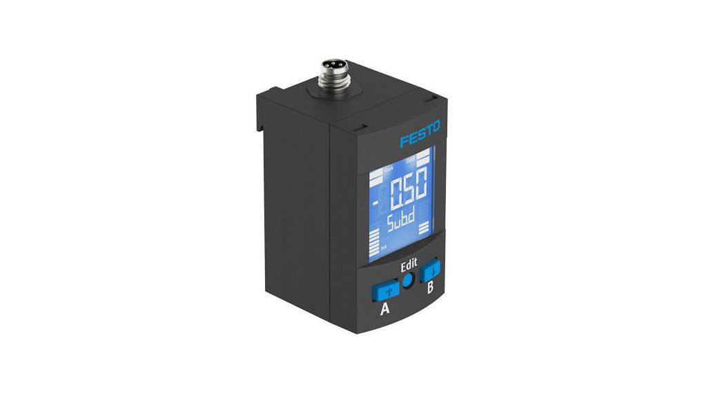 SPAU-B2R-H-G18FD-L-PNLK-PNVBA-M8U | Festo Pressure Sensor, 20 - 30V dc ...