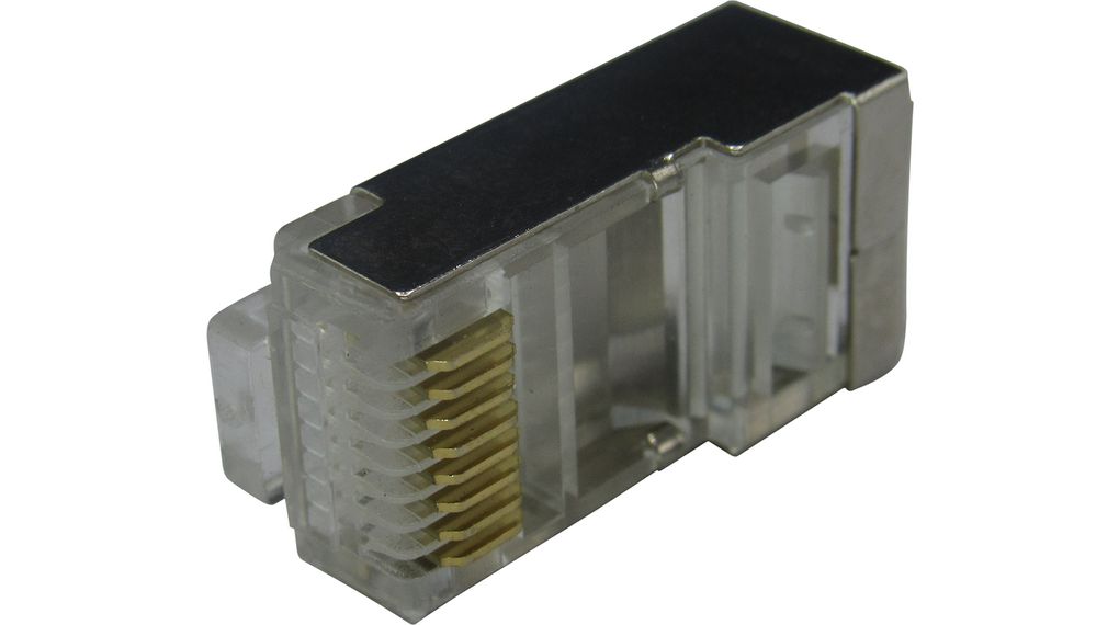RND 765-00010 | RND Connect RJ45 Plug 8P8C with Shell, RJ45, CAT5e, 8 ...