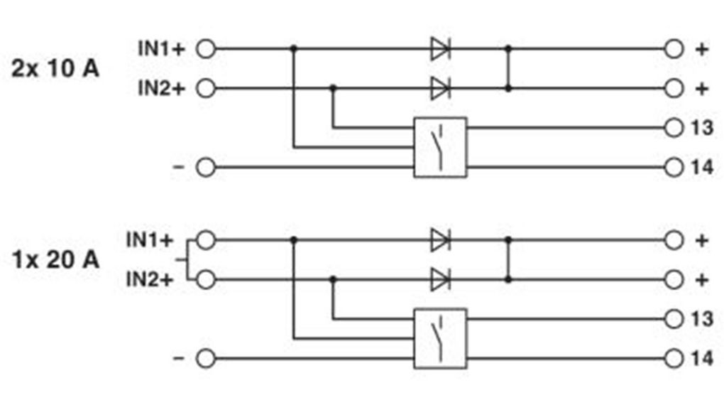 2866514 | Phoenix Contact Diode Module, 24V, 20A, Adjustable ...