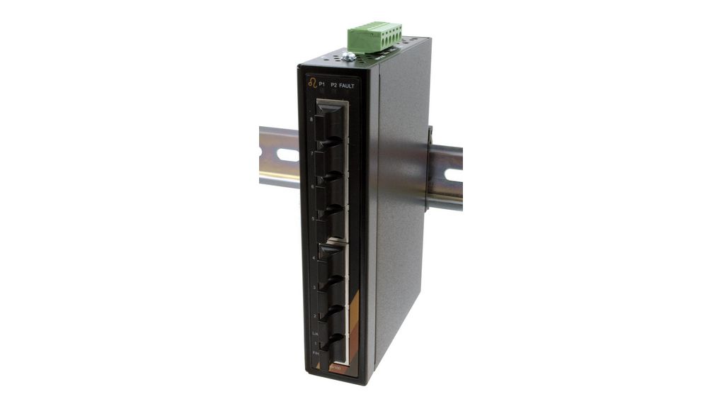 EX-6205 | Exsys Ethernet Switch, RJ45 Ports 8, 100Mbps, Unmanaged | Distrelec Germany