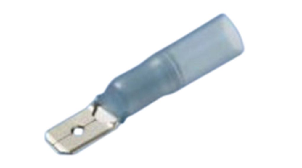 RND 465-00689 | RND Flachsteckverbinder, Teilweise isoliert, Blau, 1.5 ... 2.5mm², Stecker ...