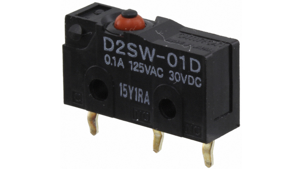 D2SW-3D | Omron Electronic Components Micro Switch, D2SW, 3A, 1CO, 1.77N, Pin Plunger ...