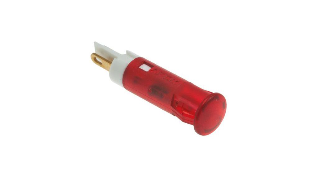 QS61XXR24 | Apem LED Indicator 24V DC Fixed Red Soldering Lugs ...