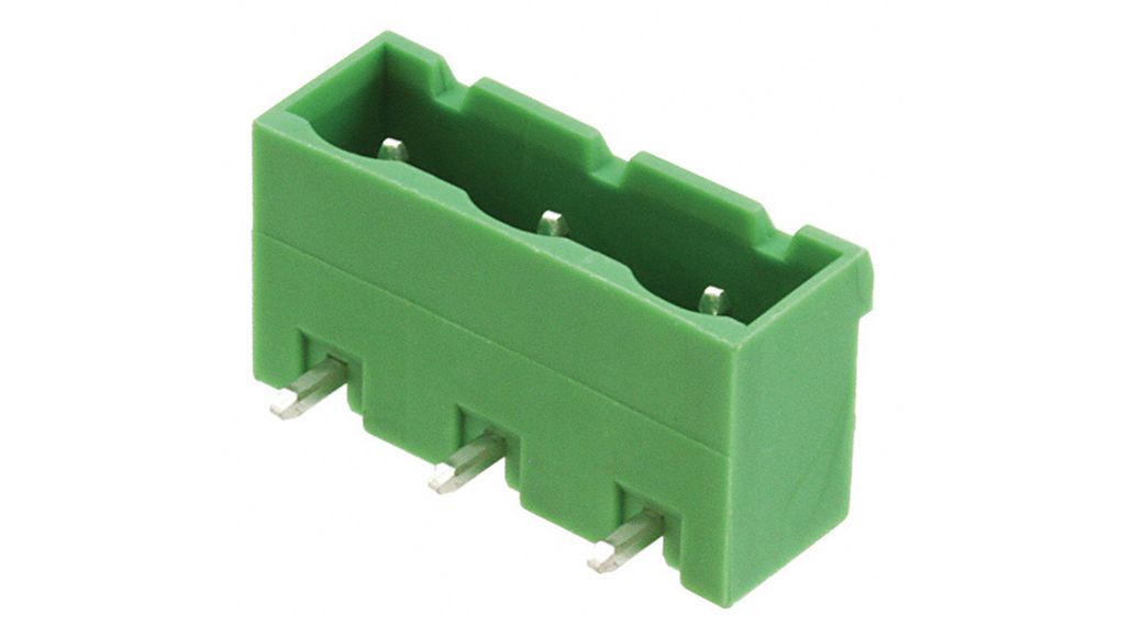 1766246 | Phoenix Contact Stiftleiste 90°, Gerade, 12A, 630V, Raster - 7.62mm, Pole - 3 ...