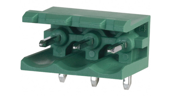 1759020 | Phoenix Contact Pluggable Terminal Block, Right Angle, 12A ...