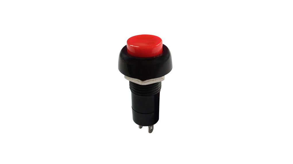 RND 210-00651 | RND Pushbutton Switch ON-OFF 1NO Panel Mount Black ...