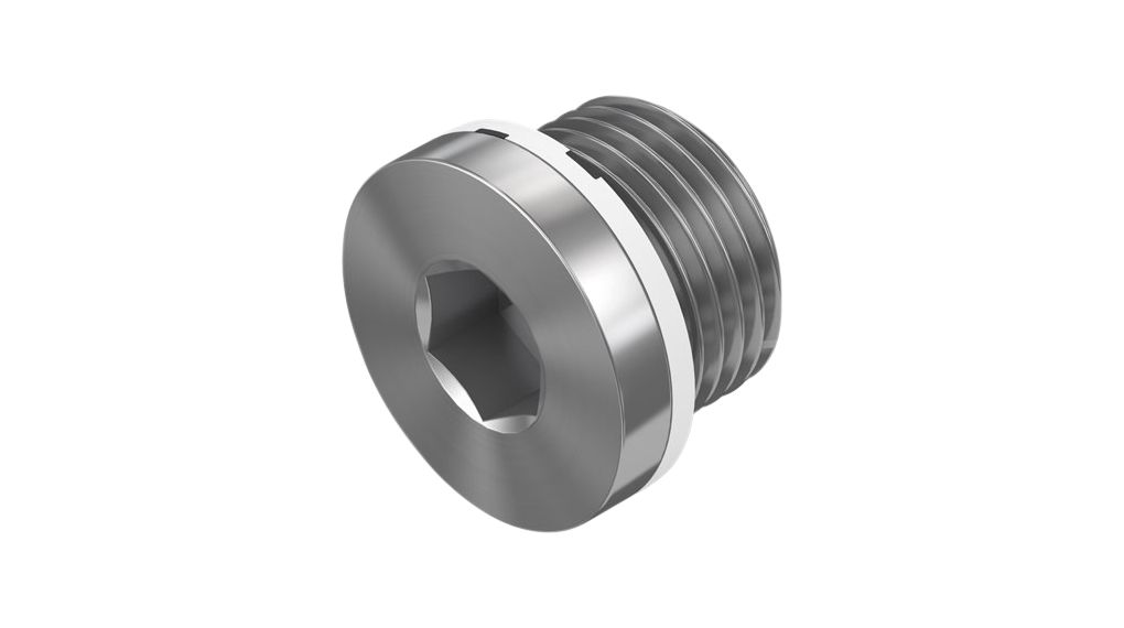 B-1/2 | Festo Blanking Plug, 18 x 21mm, Steel | Distrelec Norway