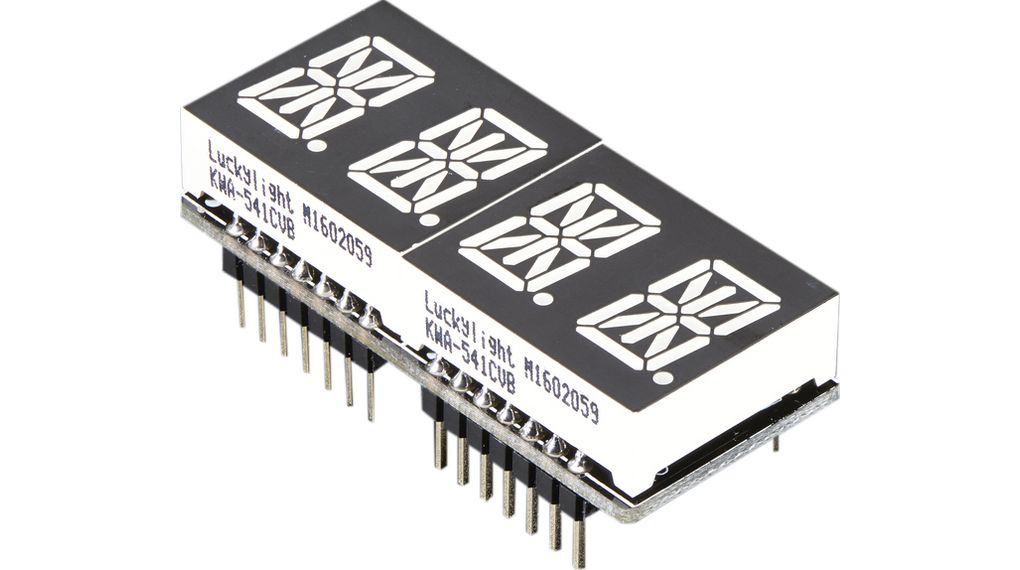 3129 | Adafruit Quad 14-Segment Display FeatherWing Green | Distrelec ...