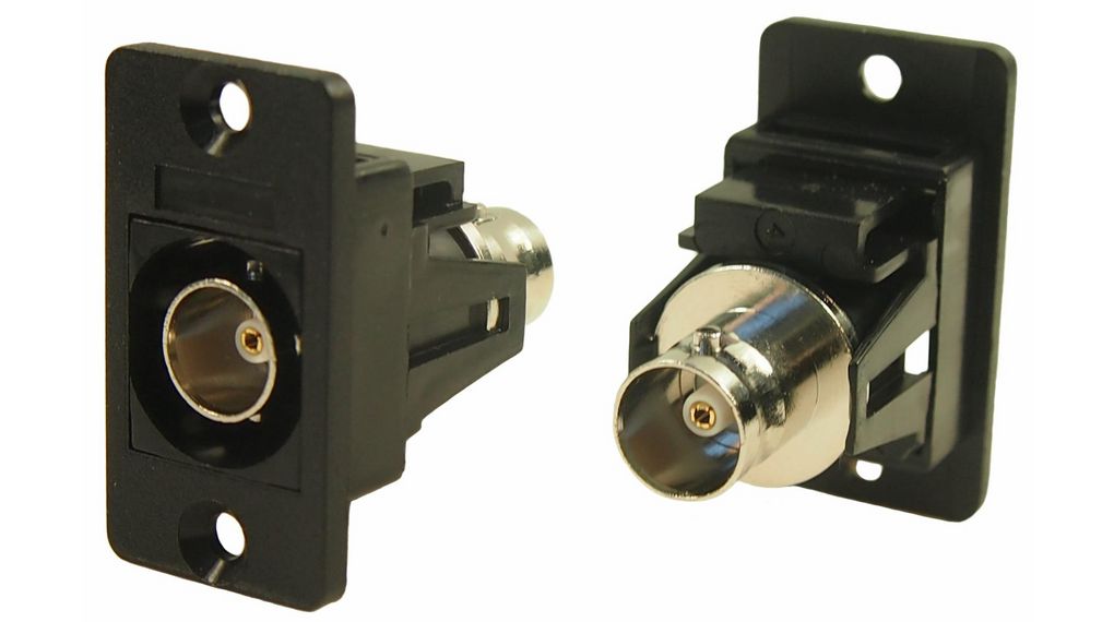 CP30638 | Cliff Pannello RF passante 75Ohm, plastica nera, CSK, Presa ...