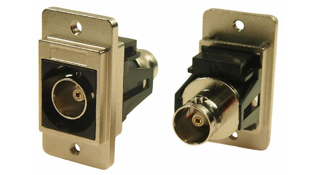 CP30738M3 | Cliff Pannello RF passante 75Ohm, nichel, M3, Presa BNC ...