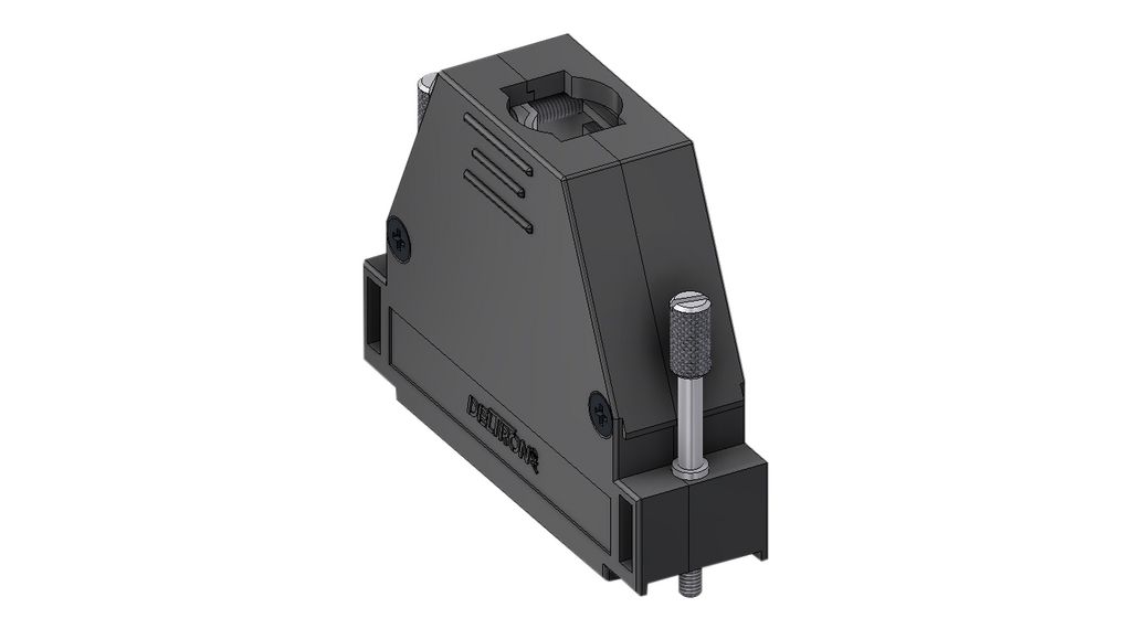 DH50UN4 | Deltron Connectors D-Sub Backshell, DD-50, Thermoplastic ...