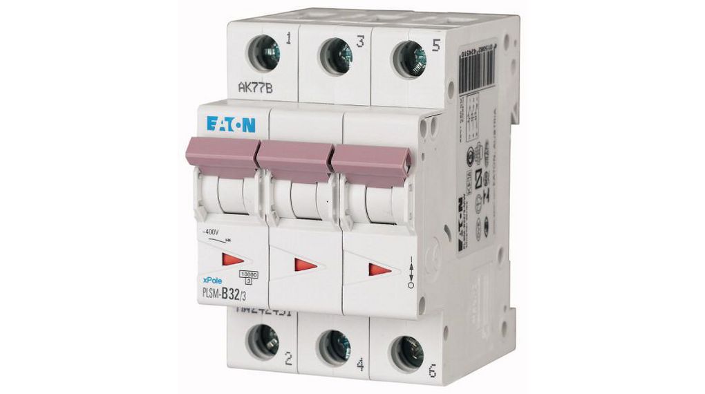 PLSM-C32/3-MW | Eaton Leitungsschutzschalter, C, 32A, IP20 | Distrelec Österreich