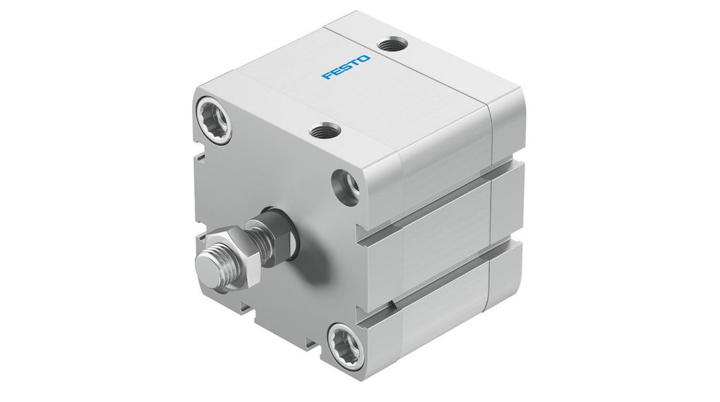 536334 | Festo Kompakt ISO henger, Kettős működésű, 20mm, Furatátmérő ...