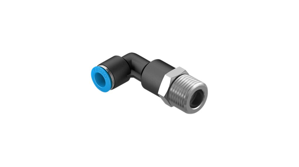 QSLL-1/2-10 | Festo L-Fitting, Long, Compressed Air, Brass, 62.5mm, R1 ...