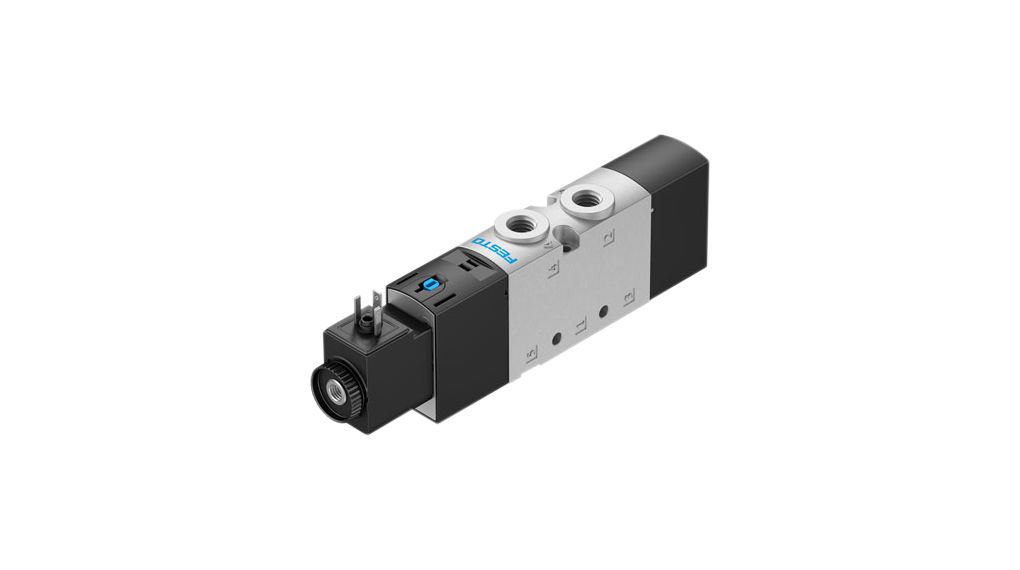 Vuvs L20 M52 Ad G18 F7 1c1 Festo Solenoid Operated Valve 5 2 G1 8
