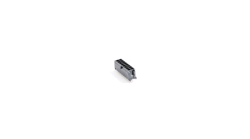 43045-1625 | Molex Micro-Fit 3.0 Vert HDR 3.00mm Dual Row 16 Circuits with PCB Press-fit Metal ...