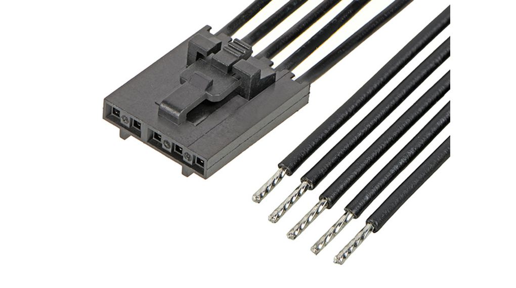 216271-1054 | Molex Cable Assembly, SL Receptacle - Pigtail, 5 Circuits ...