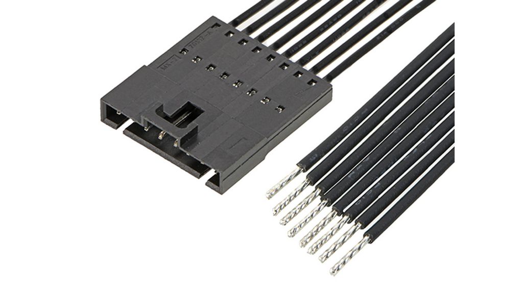 216273-1081 | Molex Cable Assembly, SL Plug - Pigtail, 8 Circuits ...