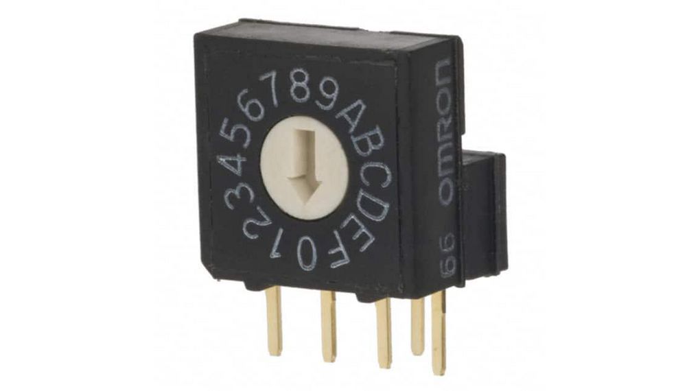 A6RV2013E | Omron Electronic Components Rotary Coded Switch, 16 ...