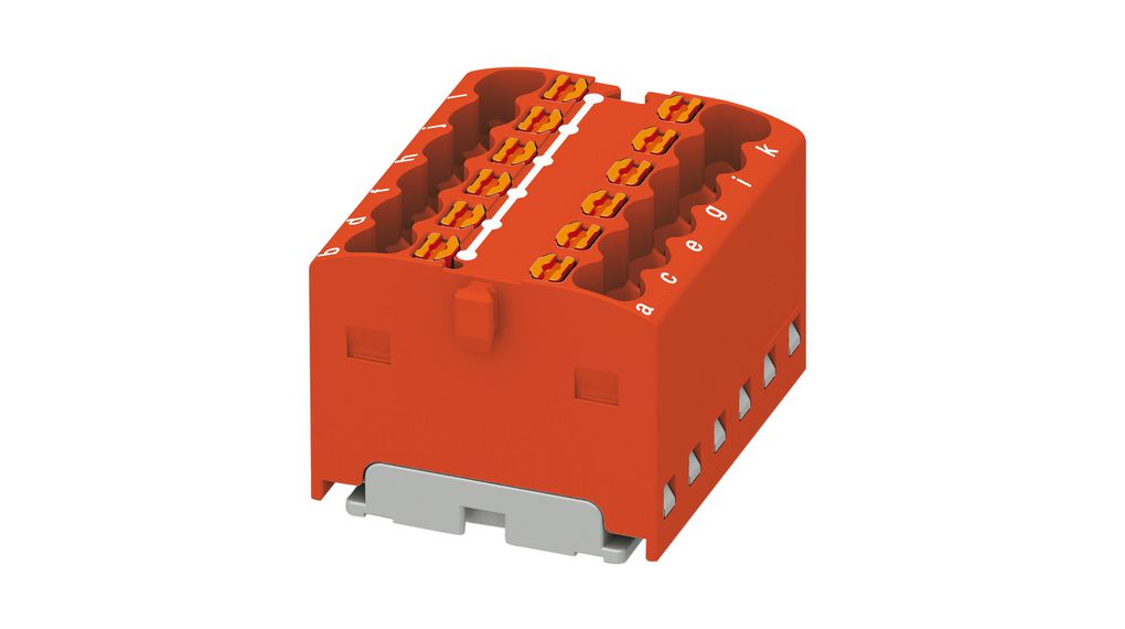 3002766 | Phoenix Contact Terminal Block, Push-In, 12 Poles, 450V, 17 ...