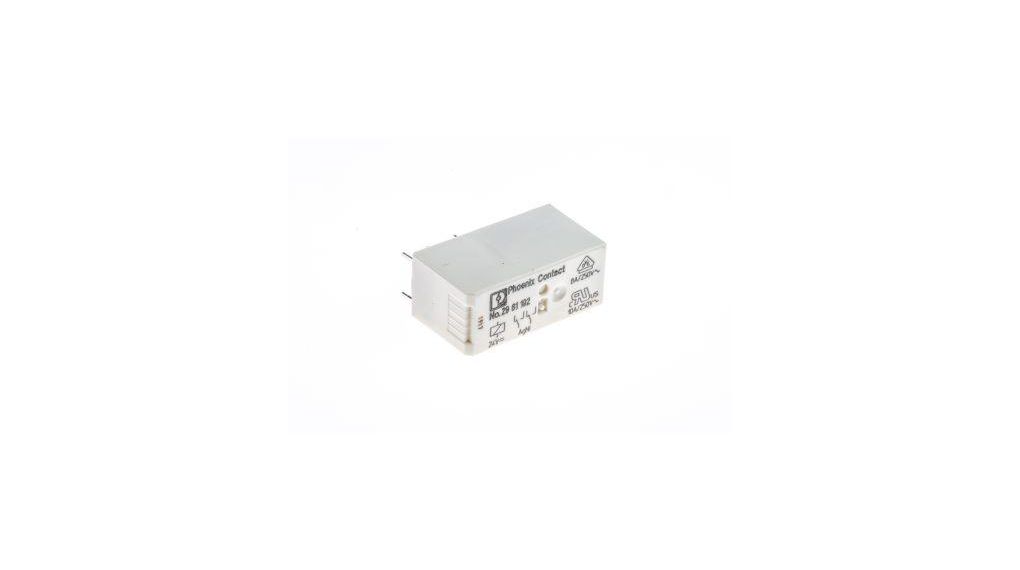 2961192 | Phoenix Contact PCB Mount Power Relay, 24V dc Coil, 8A ...