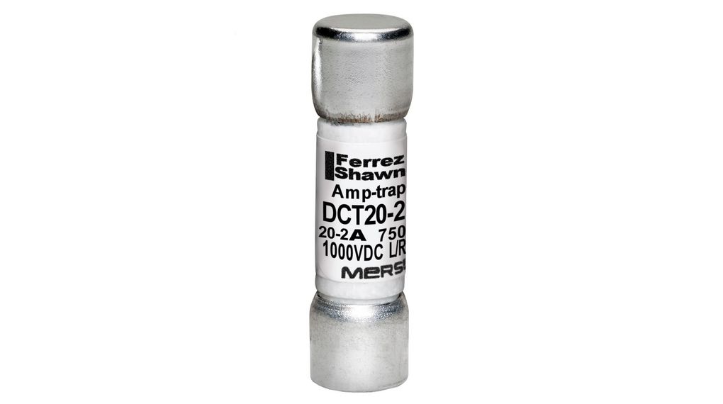 DCT20-2 | Mersen 20A Glass Melamine Cartridge Fuse, 10 x 38mm ...