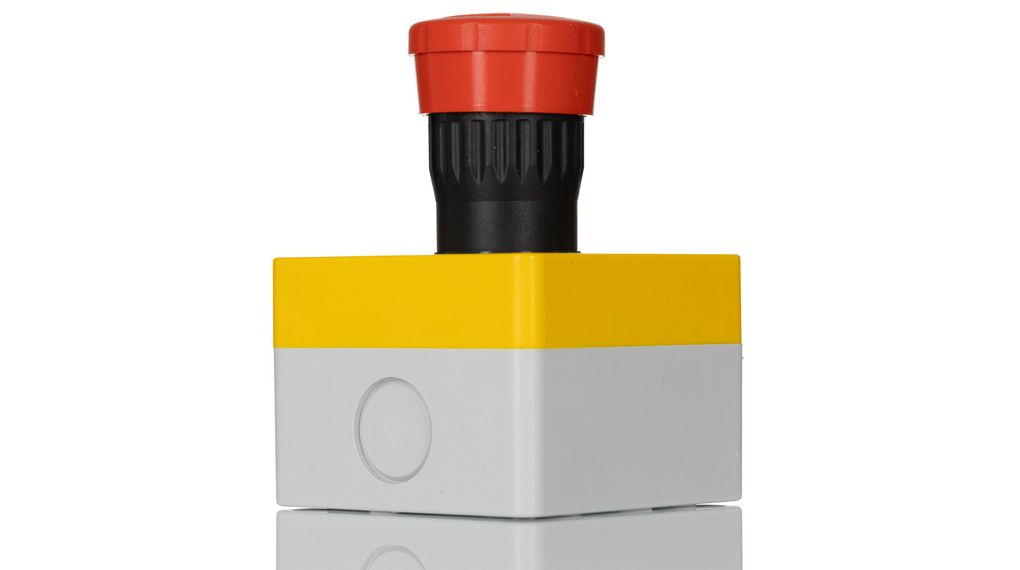 2420842 | RS PRO Emergency Stop Switch, 1NC, Latching Function, IP65 ...