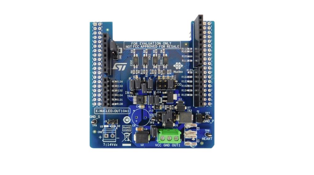 X-NUCLEO-OUT10A1 | ST IPS161HF Digital Output Expansion board for STM32 ...