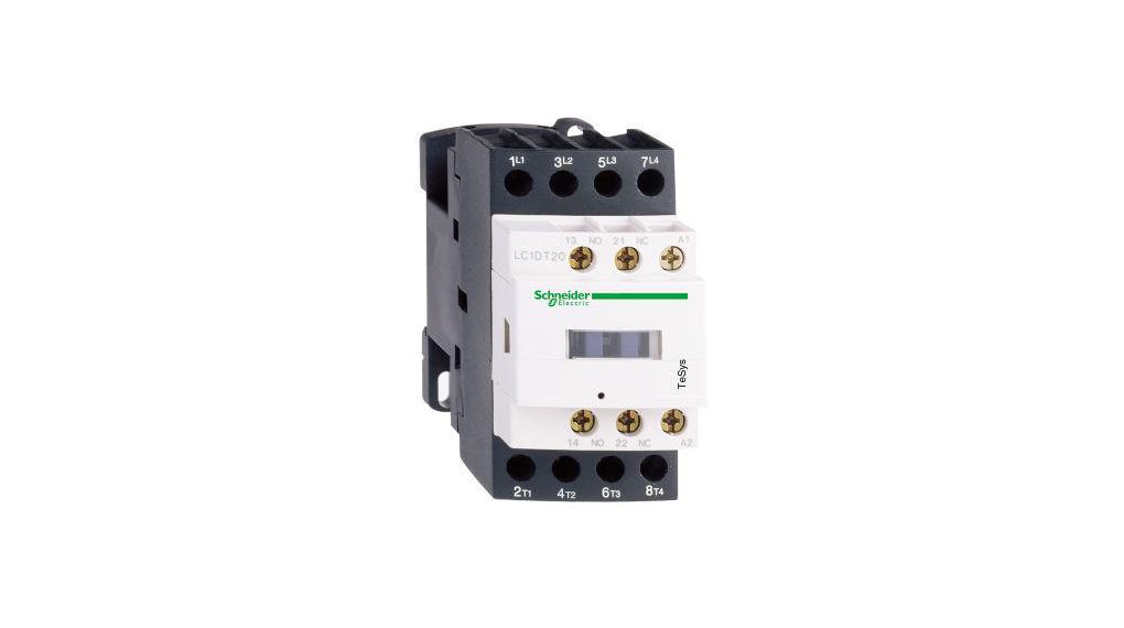 LC1D258F7 | Schneider Electric LC1D Series Contactor, 110 V ac Coil, 4 ...