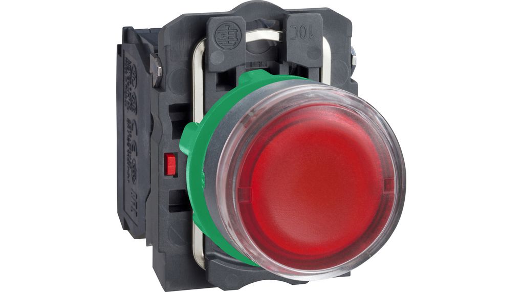 XB5AW34B5 | Schneider Electric Illuminated Pushbutton Switch, Harmony XB5, Plastic, Red, Panel ...