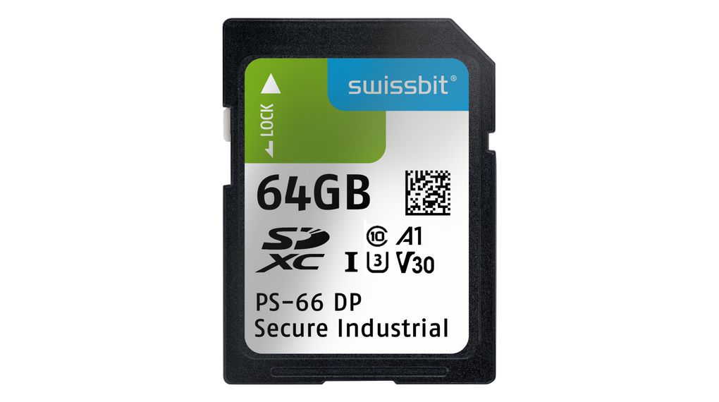 SFSD064GL1PT1MT-I-7G-02P-SW4 | Swissbit Industrial Memory Card, SD ...