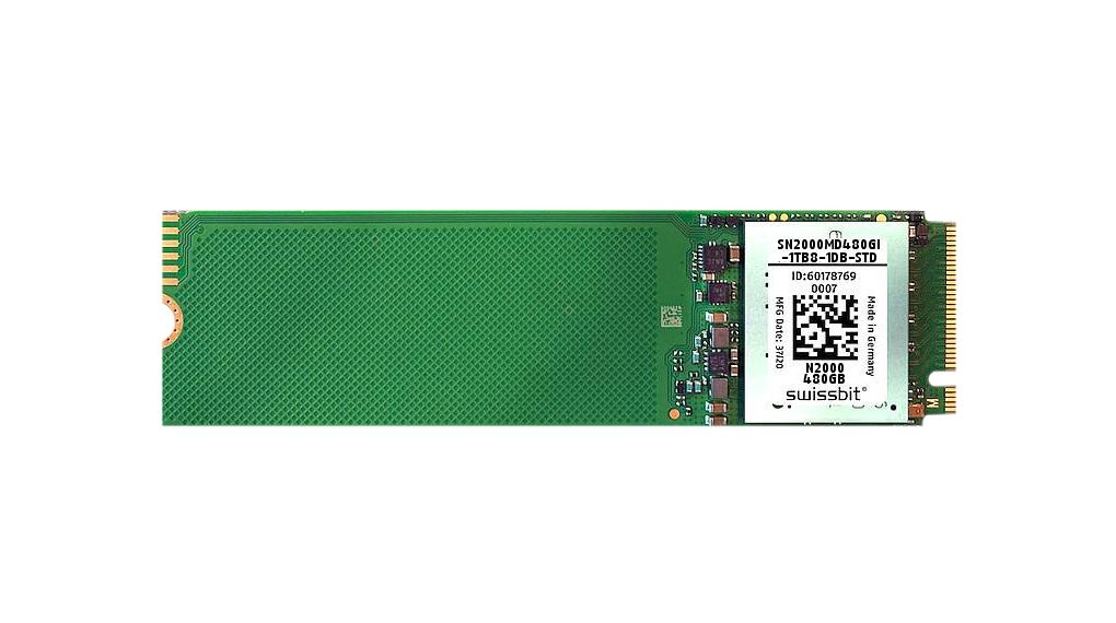 SN2000MD060GI-1TB1-1DB-STD | Swissbit Industrial SSD N2000 M.2 2280 ...