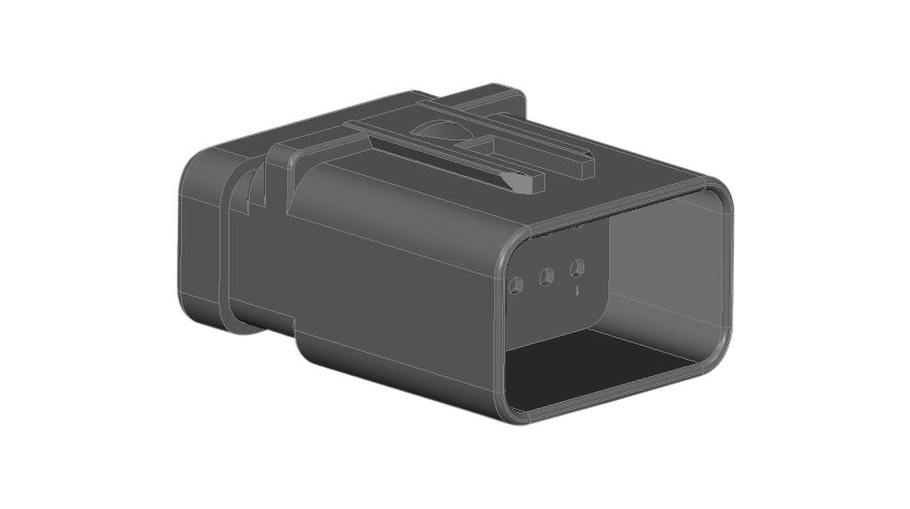 776438-1 | TE Connectivity - AMP Housing, Red, Socket, Poles - 12, Rows ...