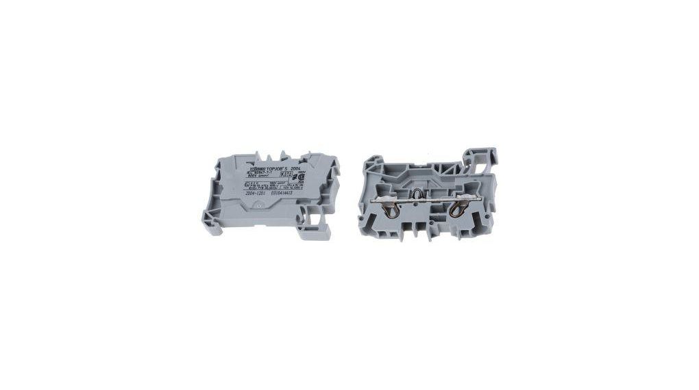 2004-1201 | Wago TOPJOB S Series Grey Terminal Block, 4mm², Push In ... 2004-1201 | Wago TOPJOB S Series Grey Terminal Block, 4mm², Push In ...