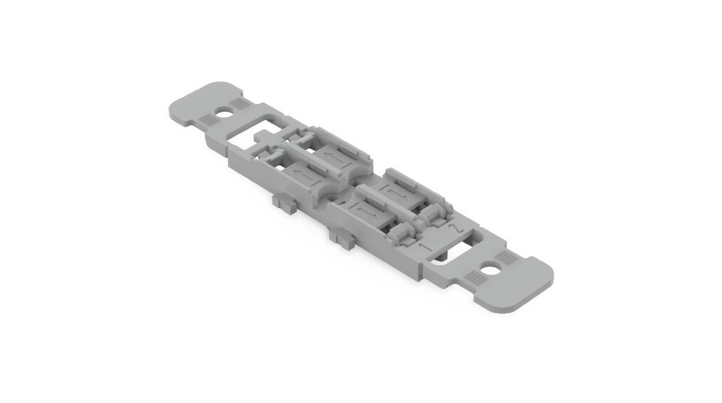 221-2512 | Wago Mounting Carrier with Strain Relief 221, Pack of 5 pieces | Distrelec Germany