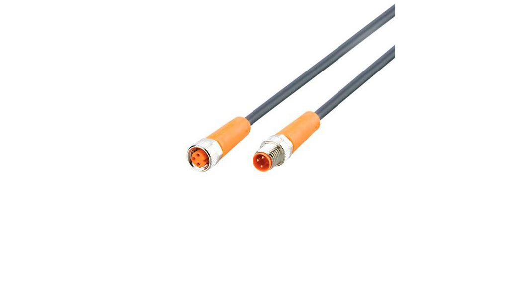 EVC441 | Ifm ifm electronic Male 3 way M8 to Female 3 way M8 ...